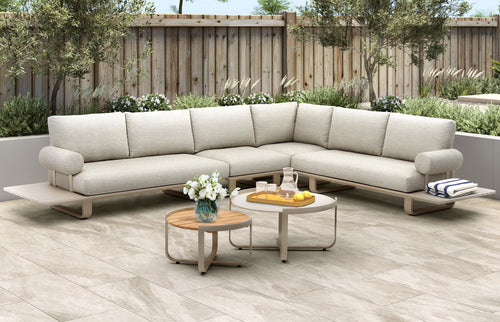 Vienna Corner Group Set in Latte