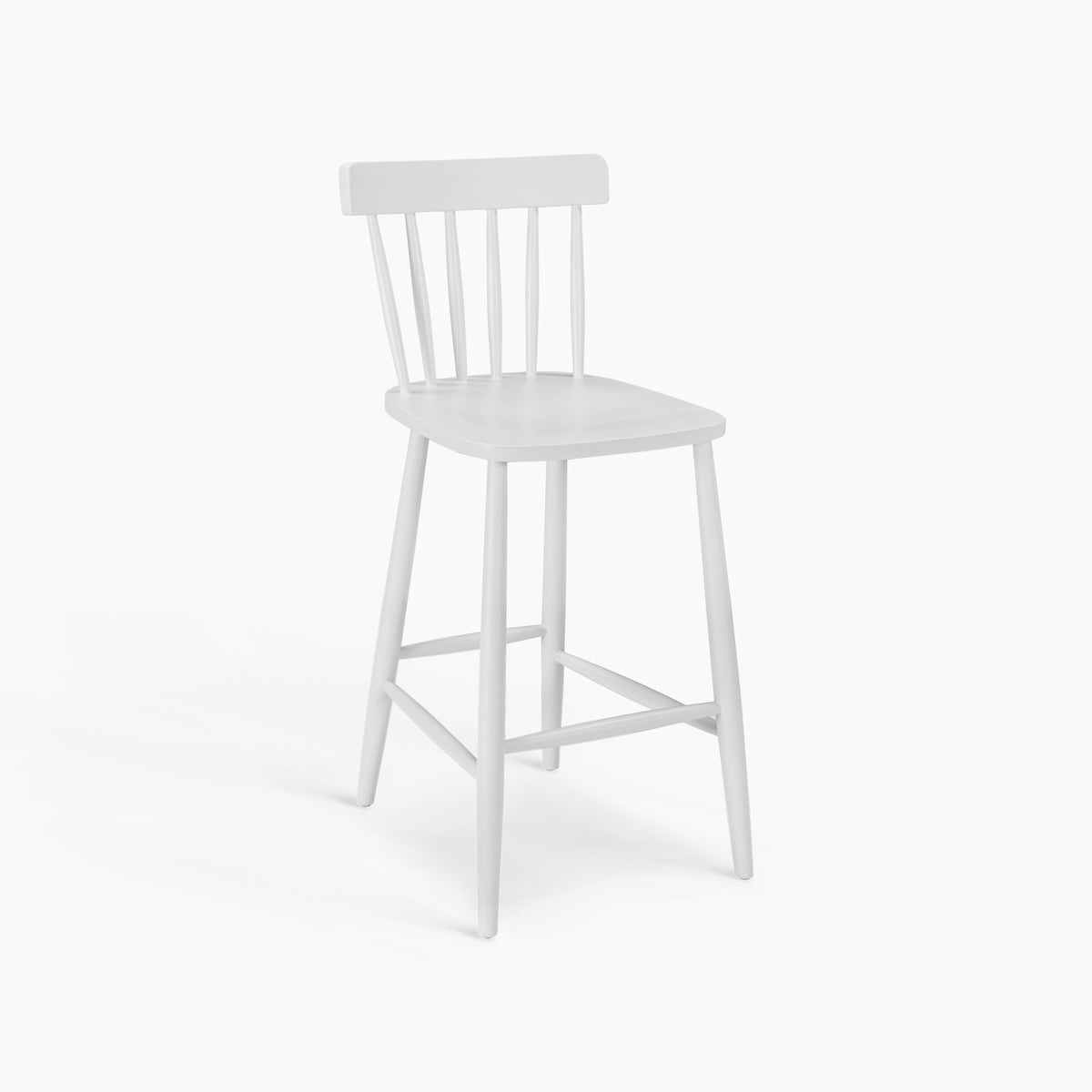 Burford Spindleback Bar Stool in Warm White