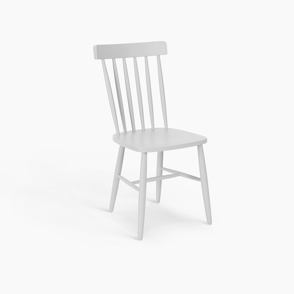 Burford Set of 2 Spindleback Dining Chairs in Warm White